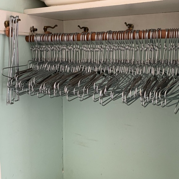 Storage & Organization | Chrome Garment Metal Hanger Pins Set Of 4 ...